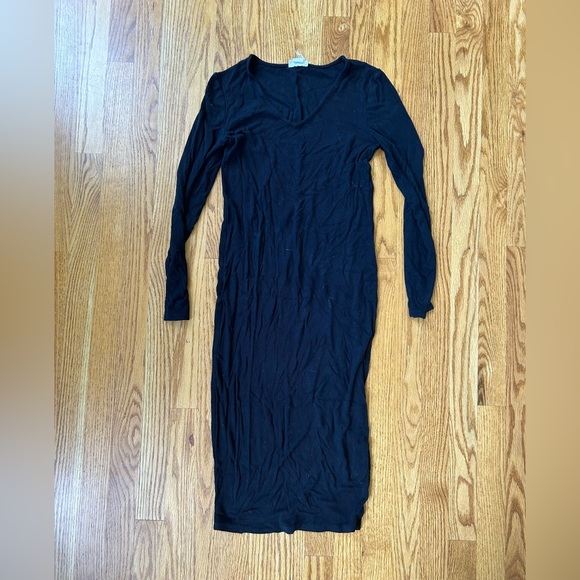 Mimi Maternity | Dresses | Mimi Maternity Rib Knit Midi Dress | Poshmark
